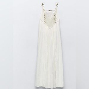 Zara | Dresses | Nwt Zara Shell Crochet Dress Xs | Poshmark